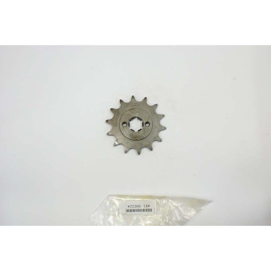 メーカー名：アファムメーカー品番：22305-14適合情報：スズキ[SUZUKI] TS200R 90-92歯数[丁数]：14チェーンサイズ：520材質[素材]：スチール