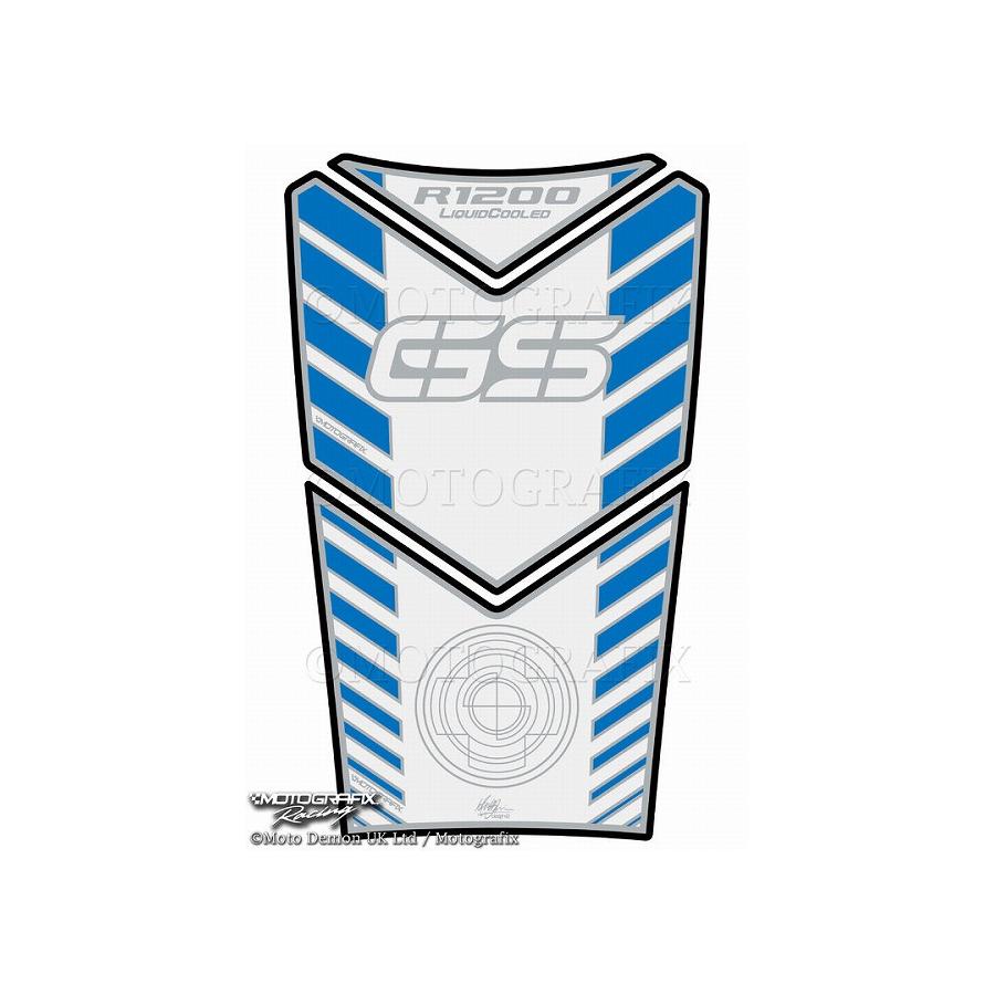 メーカー名：モトグラフィックスメーカー品番：MT-TB019B販売備考：キャンセル不可商品です。TANK PAD BMW R1200 GS ホワイト/ブルー適合情報：ビーエムダブリュー[BMW] R1200GS 13-タイプ：BMW R12...