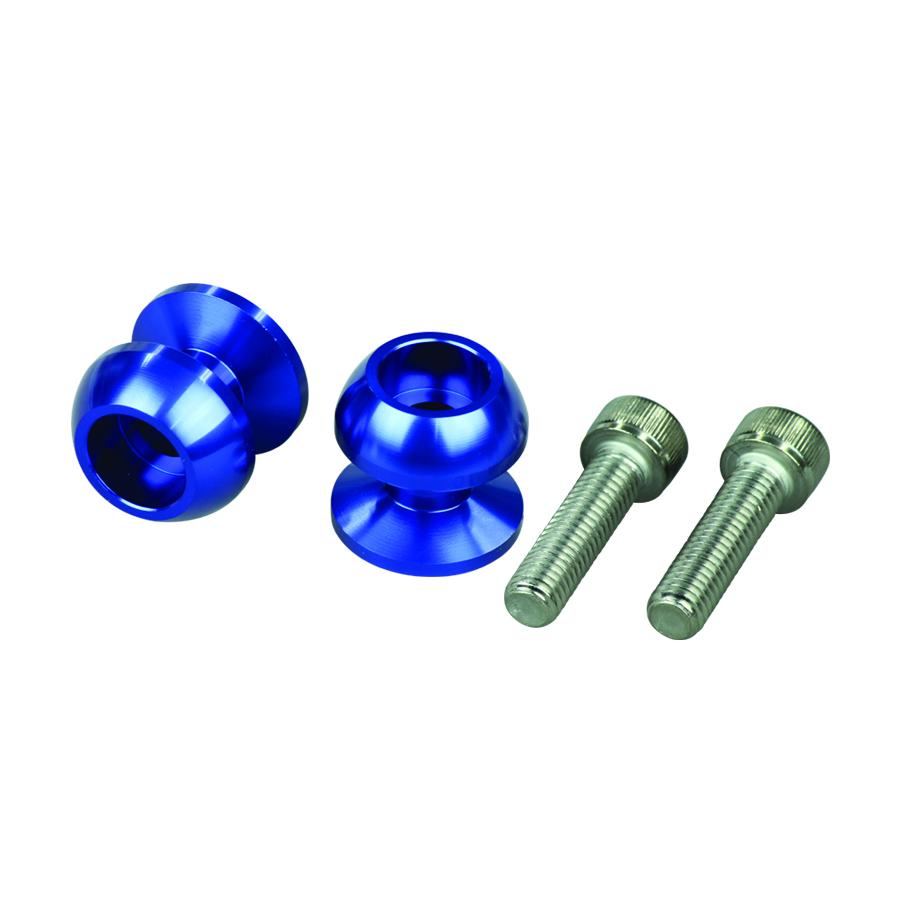 メーカー名：ポッシュフェイスメーカー品番：004012-01リヤショック取り付けボルトなどと交換することでツーリングネット等のフック固定場所を増設できます。アルミ削り出し、アルマイト/メッキ仕上げ。M8×30mmステンレスキャップボルト付属...