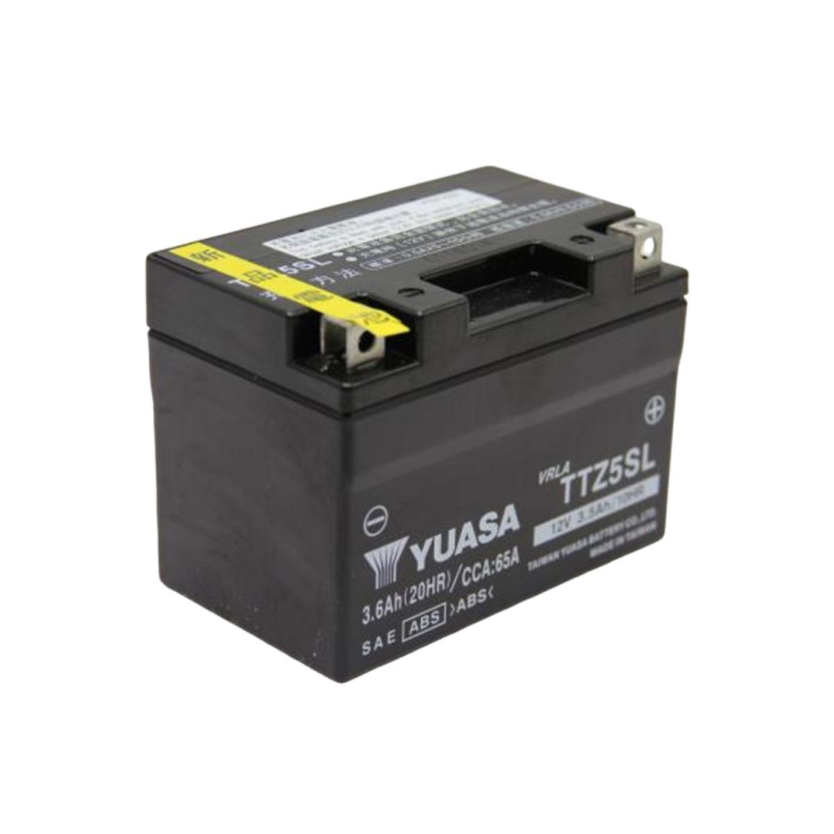 メーカー名：タイワンユアサ プロトメーカー品番：TTZ5SL長さ(L): 113mm、奥行(W): 70mm、高さ(H): 85mm、重量:1.9kg販売備考：バッテリー液入り:価格はオープンプライスです。【YTZ5S互換】