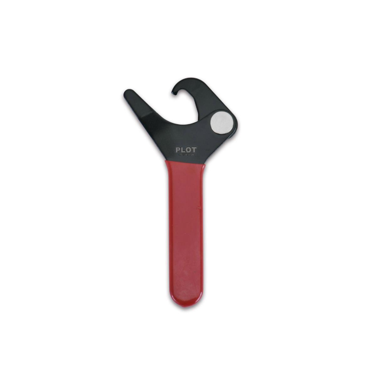 メーカー名：プロトメーカー品番：PGR0031オートバイの小型車にも対応しやすい、コンパクトな調整式のリングスパナです。狭小スペースに入り込みやすく、リヤサスの調整にも重宝します。対応ナット外径目安35-75mm色[カラー]：ブラック/レッ...