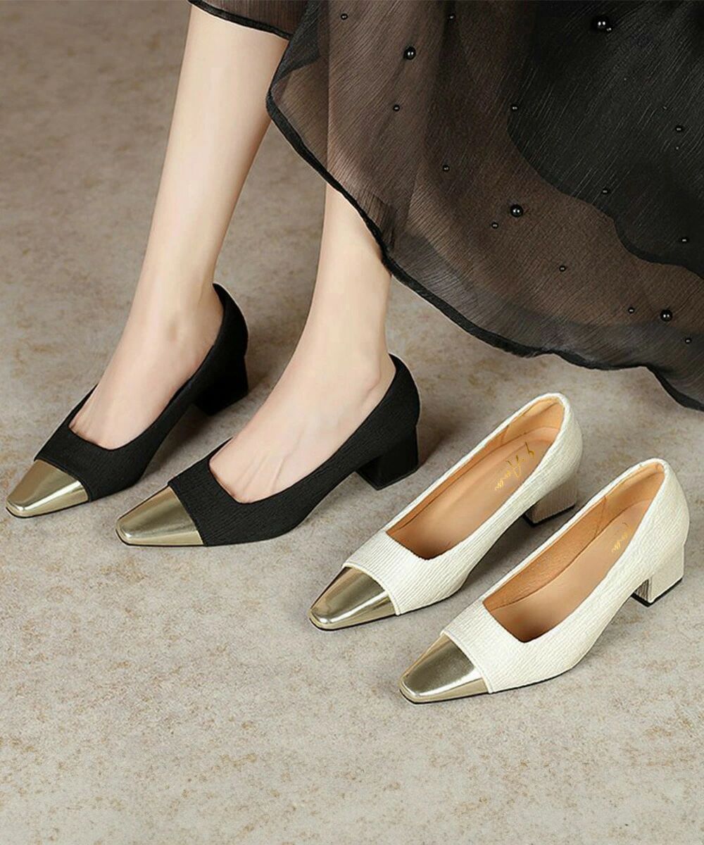 ■商品の特徴フォーマルパンプス チャンキーヒール オフィスカジュアル 太ヒールパンプス 履きやすい 通勤靴 結婚式上品高見えパンプスデイリーカジュアルにはもちろん、セレモニーシーンやお食事会などの特別な場面にも重宝してくれるパンプスつま先に...