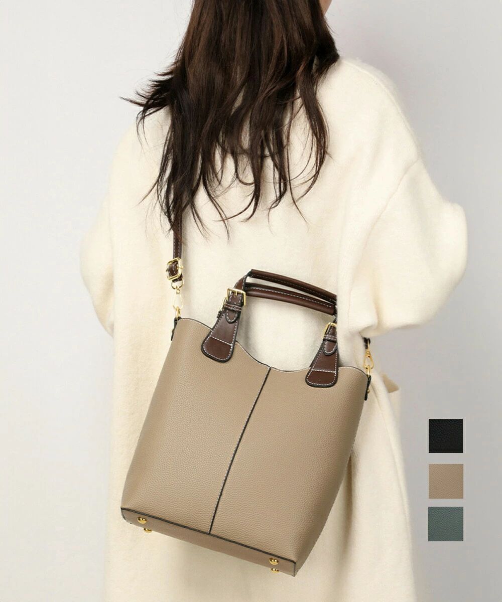 ■商品の特徴PUトート スクエア 肩掛けバッグ フェイクレザー 大人っぽい鞄 通勤通学 エレガント ハンドバッグ 2WAY 韓国風シンプルなデザインと上品なカラーリングが魅力の2WAYショルダーバッグです取り外し可能なショルダーストラップ付...