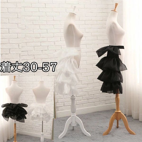 素材&nbsp;✽.*꙳ ポリエステル/シフォン カラー&nbsp;✽.*꙳ ホワイト/ブラック サイズ (cm)&nbsp;✽.*꙳ フリーサイズ/ウエス...