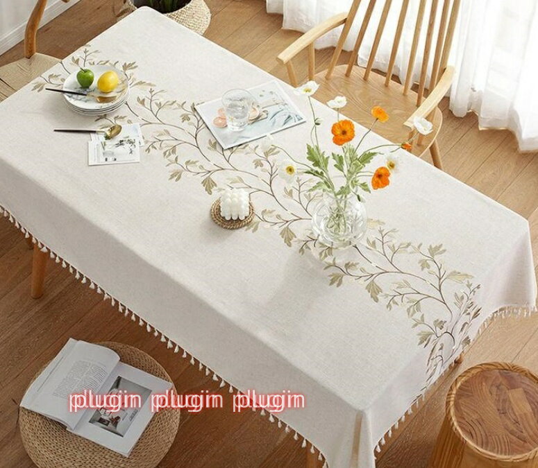 メイン素材：綿麻製【カラー】シンプルな北欧デザインは色々な装飾スタイルに適合します。日常の食事をエレガントな雰囲気をプラスします。【広い用途】使いやすい長方形、正方形で、テーブル以外にも使用できます。（軽くて運びが便利です)。和風の料理にも...