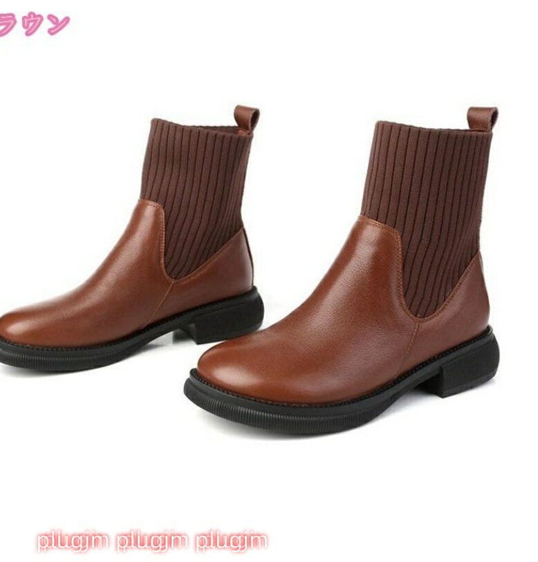 表地：牛革メイン素材：綿【 サイズ】： 22.5cm 23cm 23.5cm 24cm 24.5cm 25cm 25.5cm 26cm 防滑、防水、防寒機能を備えたスノーブーツは、この秋と冬に最適です。【防水性】：外側は素材のため防水性があ...