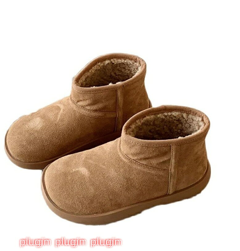 表地：スウェードメイン素材：スウェード▽留め具の種類: スリッポン式　★ボア付きシューズ 女性用 防寒 保温性 滑り止め 着脱やすい！！これらの暖かいウィンターブーツは彼や彼女への素晴らしい贈り物になります。 ハロウィーン、クリスマス、感謝...