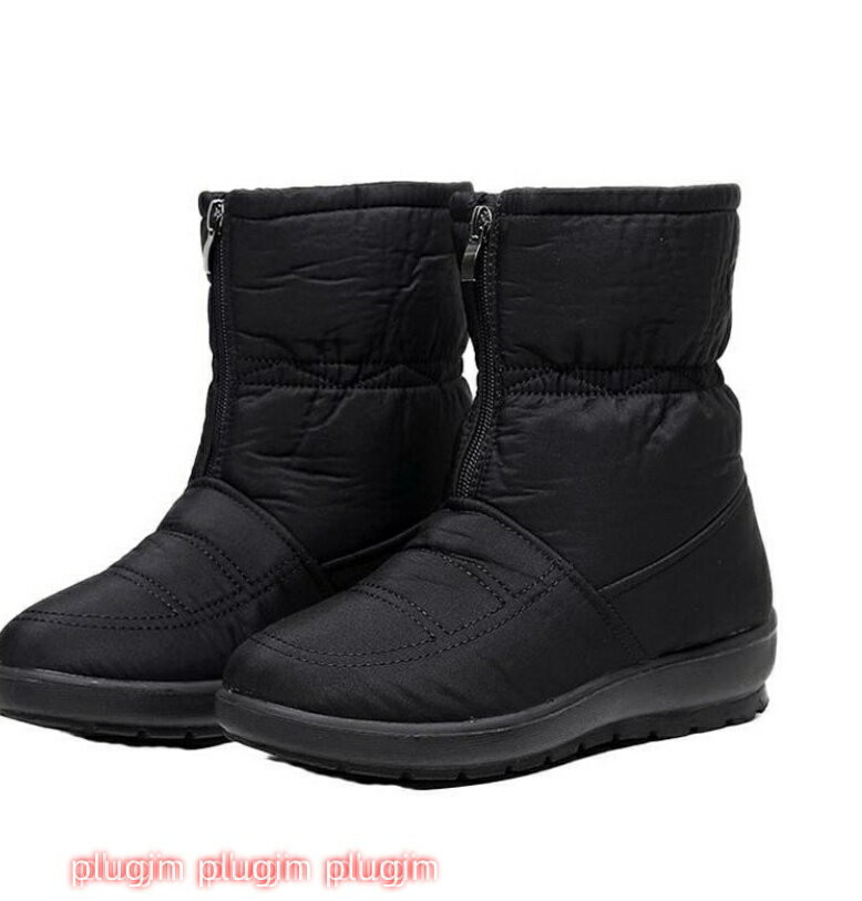 表地：スウェードメイン素材：スウェード▽留め具の種類: ジッパー式　▽ヒールの高さ:2.5cm ★ボア付きシューズ 女性用 防寒 保温性 滑り止め 着脱やすい！！これらの暖かいウィンターブーツは彼や彼女への素晴らしい贈り物になります。 ハロ...