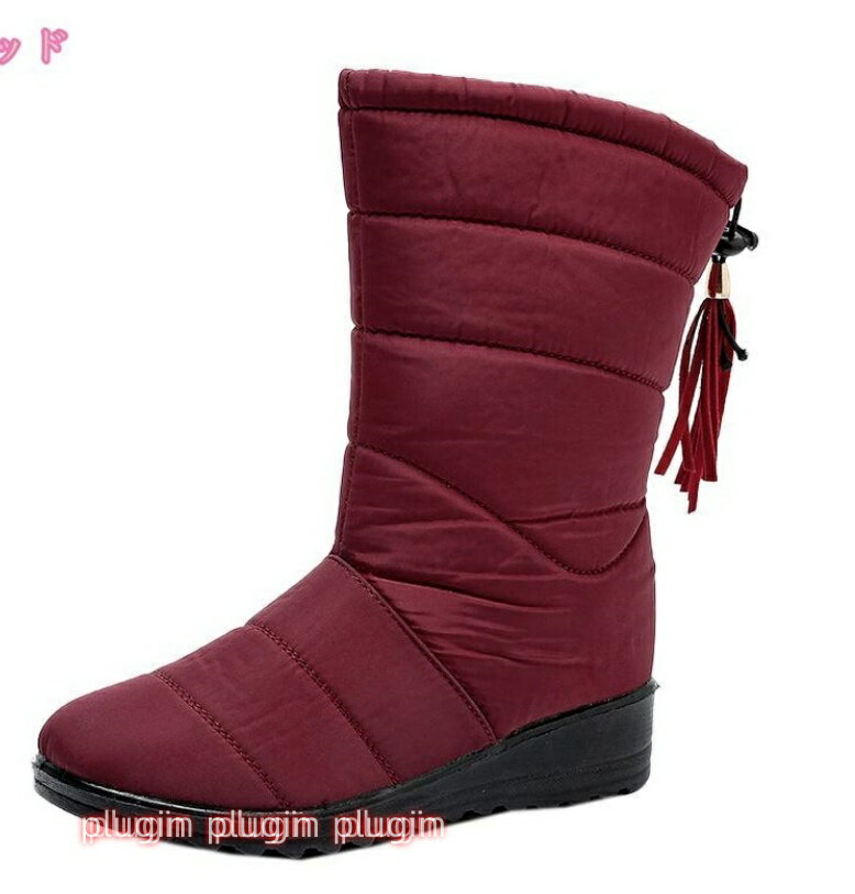 表地：ポリエステルメイン素材：ポリエステル【防水】アッパーは柔らかい防水素材を採用、防水性が高く、水がブーツに入るのを防ぎます。（完全防水ではありません）。【サイズ】22.5CM 23.0CM 23.5CM 24.0CM 24.5CM 25...