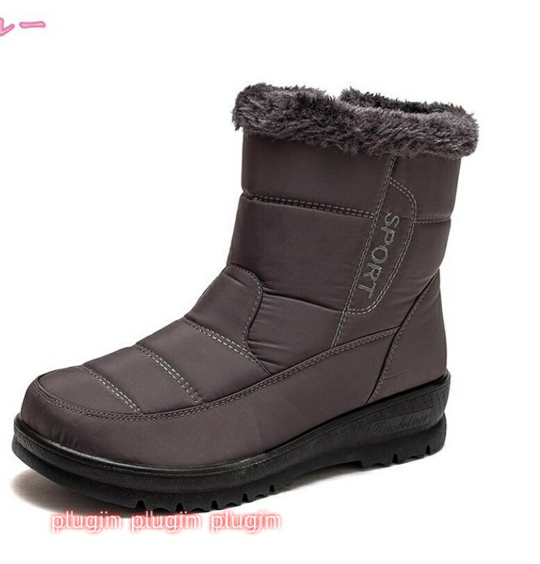 表地：綿メイン素材：ゴム【 サイズ】： 22.5cm 23cm 23.5cm 24cm 24.5cm 25cm 25.5cm 26cm ヒール：4cm 防滑、防水、防寒機能を備えたスノーブーツは、この秋と冬に最適です。【 暖かいこと防寒靴】...