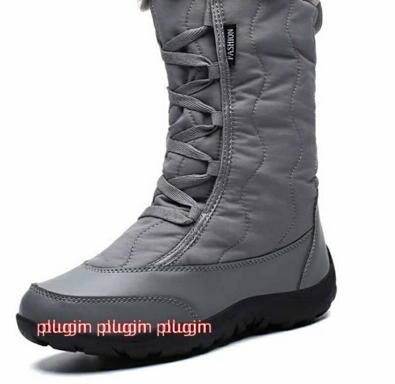 表地：pu、布メイン素材：合繊【素材】「アッパー」pu+布　「ソール素材または裏地」合成繊維、裏張り加工済みテキスタイル　「留め具の種類」レースアップ【暖かいスノーブーツ・防寒対策】内側・底と全てがもこもこボアなので、とても暖かい。足先が冷...