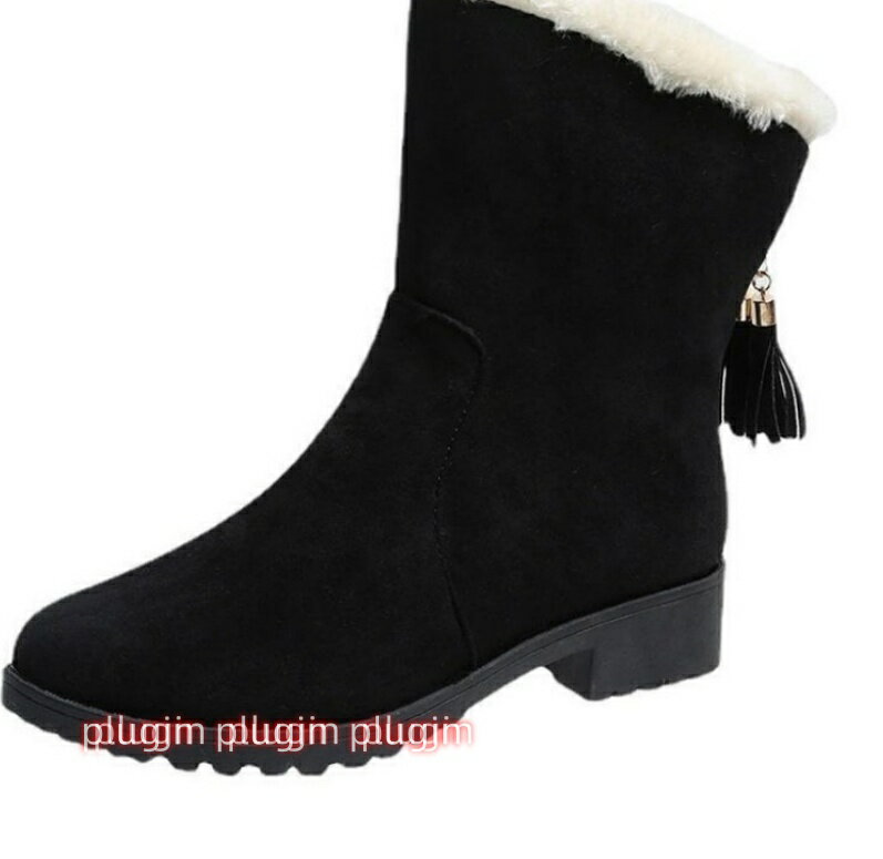 表地：スウェードメイン素材：綿【 サイズ】： 22.5cm 23cm 23.5cm 24cm 24.5cm 25cm 25.5cm 26cm 防滑、防水、防寒機能を備えたスノーブーツは、この秋と冬に最適です。【内側ボアで暖かい】防寒靴には内...