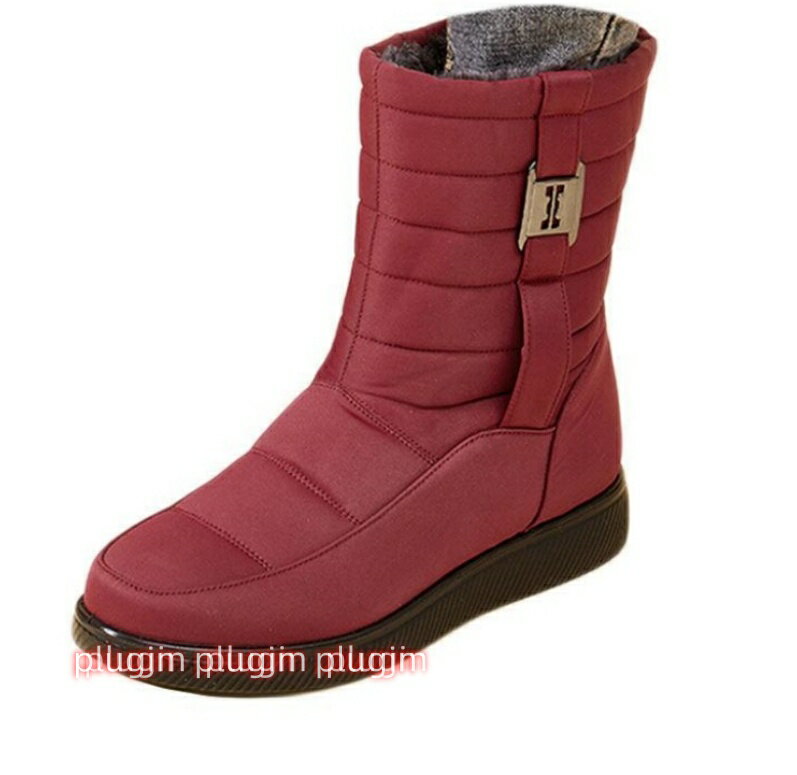 表地：合皮メイン素材：綿【 サイズ】： 22.5cm 23cm 23.5cm 24cm 24.5cm 25cm 25.5cm 26cm 防滑、防水、防寒機能を備えたスノーブーツは、この秋と冬に最適です。【内側ボアで暖かい】防寒靴には内側全体...