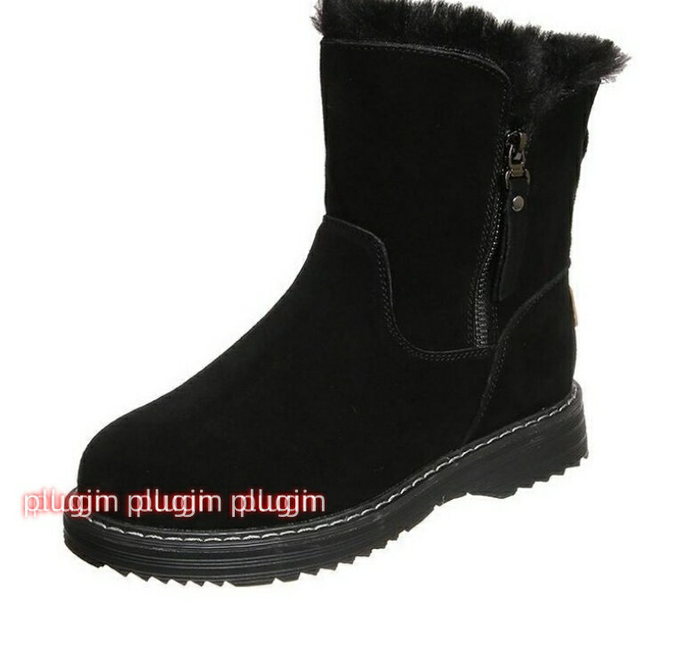 表地：スウェードメイン素材：ゴム【防寒保温】ファ一の密度が高く、ソフトだからこそ履きまくってもへたりが少なく、いつまでもふわふわ。ブロから見れば一目で違いが分かるほど!つま先からかかとや筒も、内側はすべて。まるで包み込まれているみたい!履く...