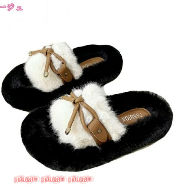 表地：スウェードメイン素材：pu▲ ボリューム感のある、ふわっふわのファーが足元にボリューミーをプラス。▲ かかとなしなので、スリッパ感覚で手を使わずに脱ぎ履きできる楽ちん仕様。▲ 傾斜がゆるやかなので、疲れにくく、お出かけ靴にとって、嬉し...