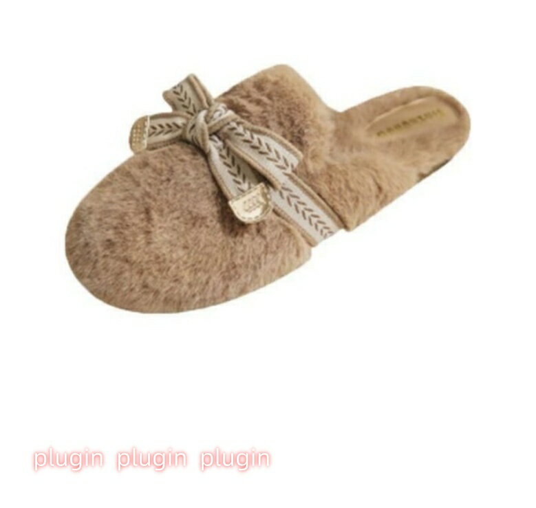 表地：合成皮革メイン素材：pu▲ リボン仕様のエコファーで足元もお洒落に、カジュアルにもシックにも合わせやすいシンプルデザインです♪▲ クッション性の高いフラットソールですので疲れにくく安定性もよい、ふかふか暖かくて寒い季節にぴったりです♪...