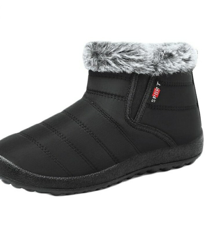 表地：ポリエステルメイン素材：ポリエステル▽留め具の種類: スリッポン　★スノーシューズ 女性用 防寒 撥水 保温性 滑り止め 着脱やすい！！これらの暖かいウィンターブーツは彼や彼女への素晴らしい贈り物になります。 ハロウィーン、クリスマス...