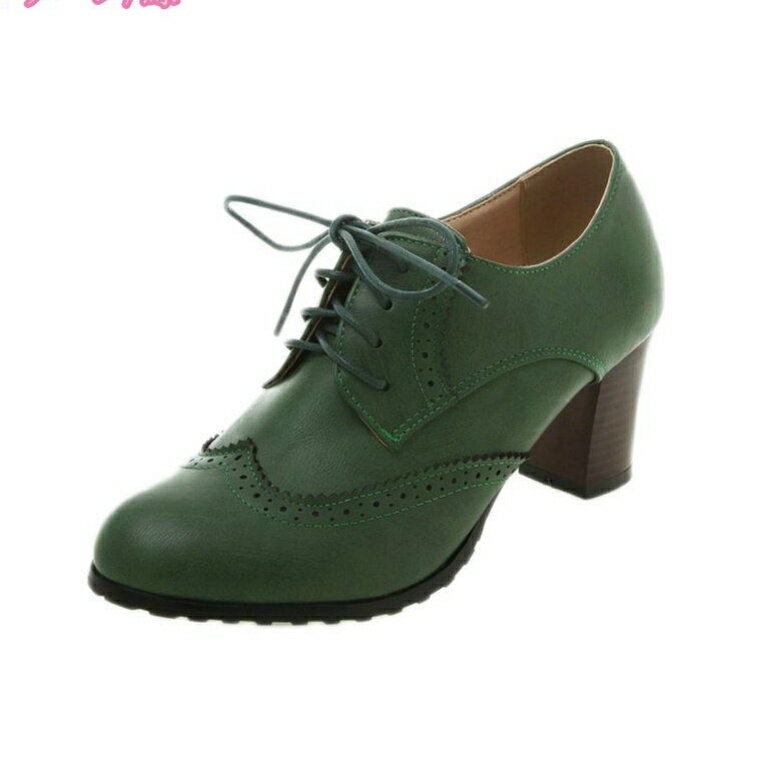 表地：puメイン素材：ゴムメイン素材：甲材: pu　ソール素材または裏地: ゴム　留め具の種類: レースアップ　ヒールの高さ: 7.5 centimeters cm太めヒールでしっかりと支えてくれるので、旅行などで長時間歩いても疲れにくい＆...