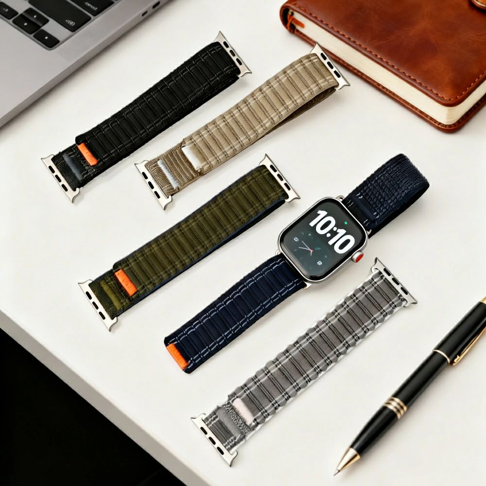 材質 ナイロン 産地 中国 サイズ 写真に参照してください。 色・柄 全5色から選べます 入り数 1 【全モデル対応】Apple Watch Ultra 49mm，Apple Watch 10（42mm，46mm）Apple Watch 7...