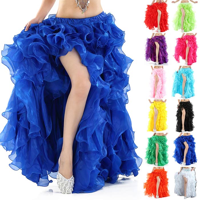 BorderColor="#FFFFFF"> 商品 ダンススカート 素材 ナイロン 商品内容 スカート単品 ご注意：モデルに使用しているベルトは含まれません。 サイズ フリー　丈90cm/96cm　ウエスト60-80cm ご了承いただきたい...