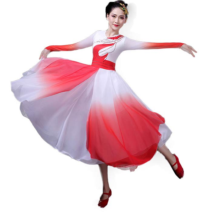 BorderColor="#FFFFFF"> 商品 ダンス衣装 内容 ワンピース 素材 ポリエステル サイズ S M L XL XXL XXXL 色 レッド ご了承いただきたいこと： ・採寸サイズなので若干の誤差がある場合がございます。 ・...