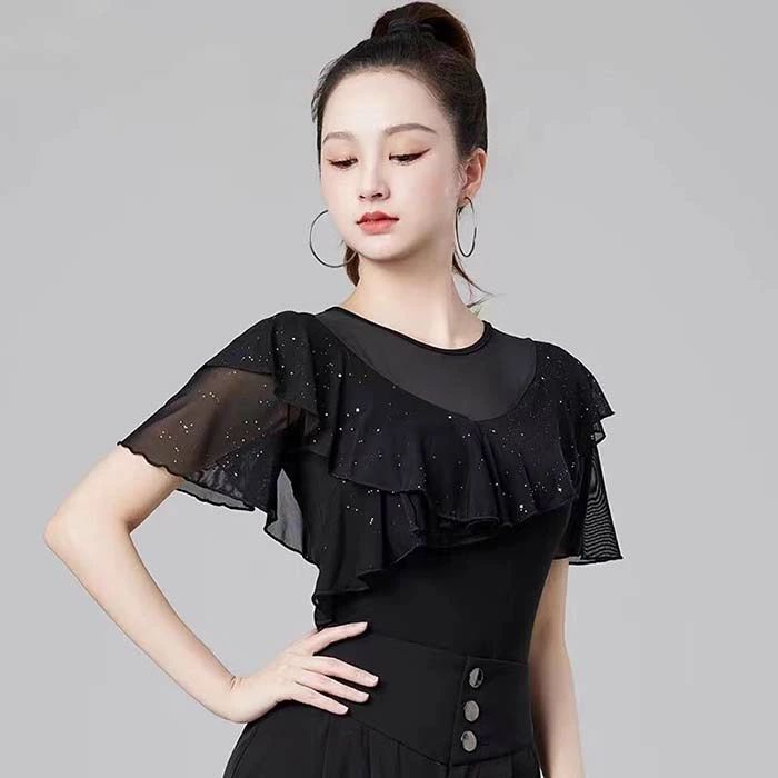 BorderColor="#FFFFFF"> 商品 ダンス衣装 トップス 素材 ポリエステル サイズ S バスト75cm ウエスト59cm 肩幅32cm 着丈52cm 身長150-155cm 体重40-47.5kg M バスト79cm ウエ...