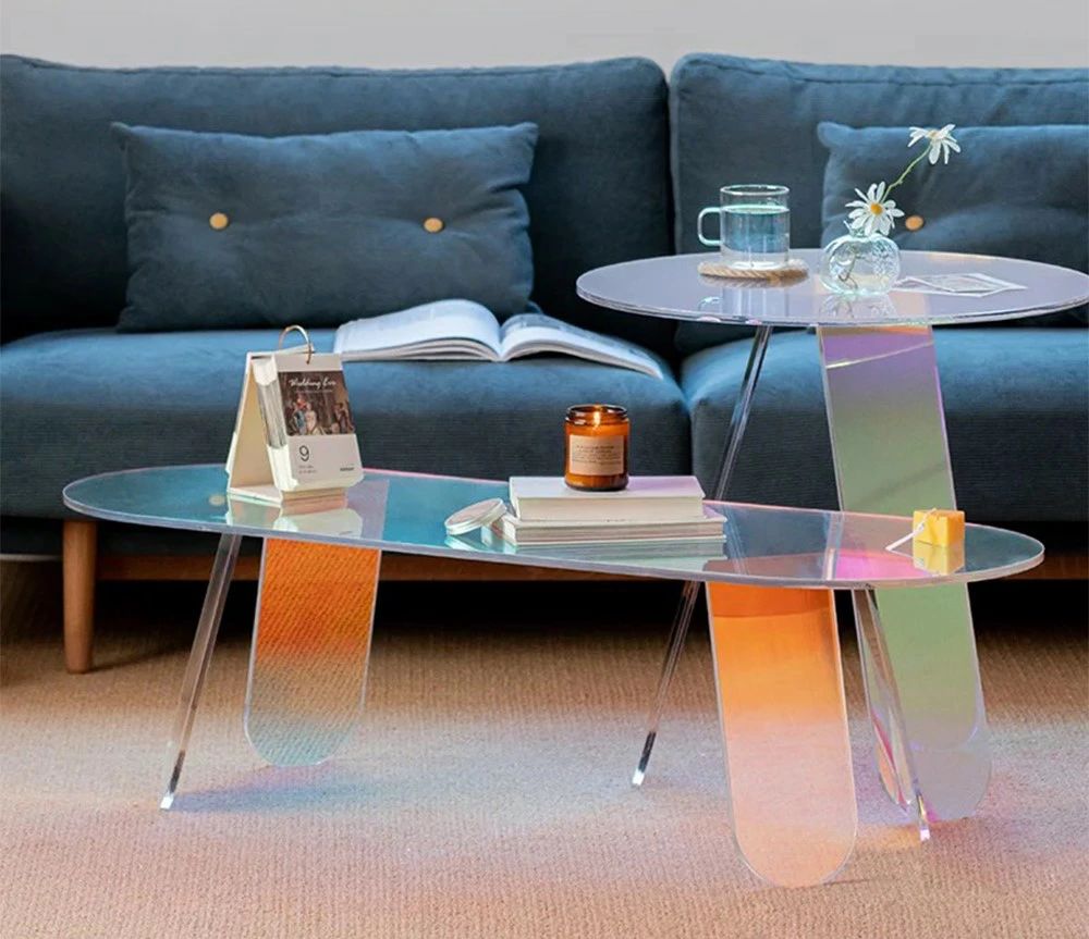 サイズ：約120*48*35cm 重量：約7.5kg 色とりどりに反射 特殊なアクリル素材を採用して設計、七色の透明ガラスはとてもお洒落。見る角度によって色が異なります。 輸入品のため商品に小傷がある場合があります。 インテリアに馴染むシン...