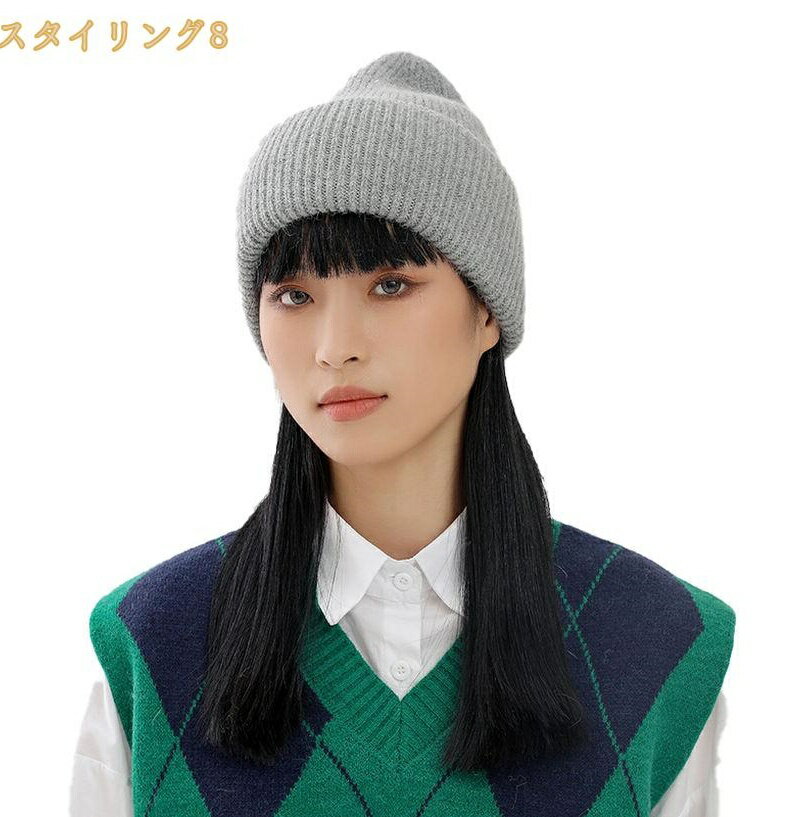 表地：うさぎの毛メイン素材：ニット【フリーサイズ】頭囲：約56 - 58cm。 シンプルなニットキャップは流行を問わず、またどんな服装にも似合うアイテム。外出用、室内用、抗がん剤／医療用帽子として幅広くご利用いただけます。 パーティ、ショッ...