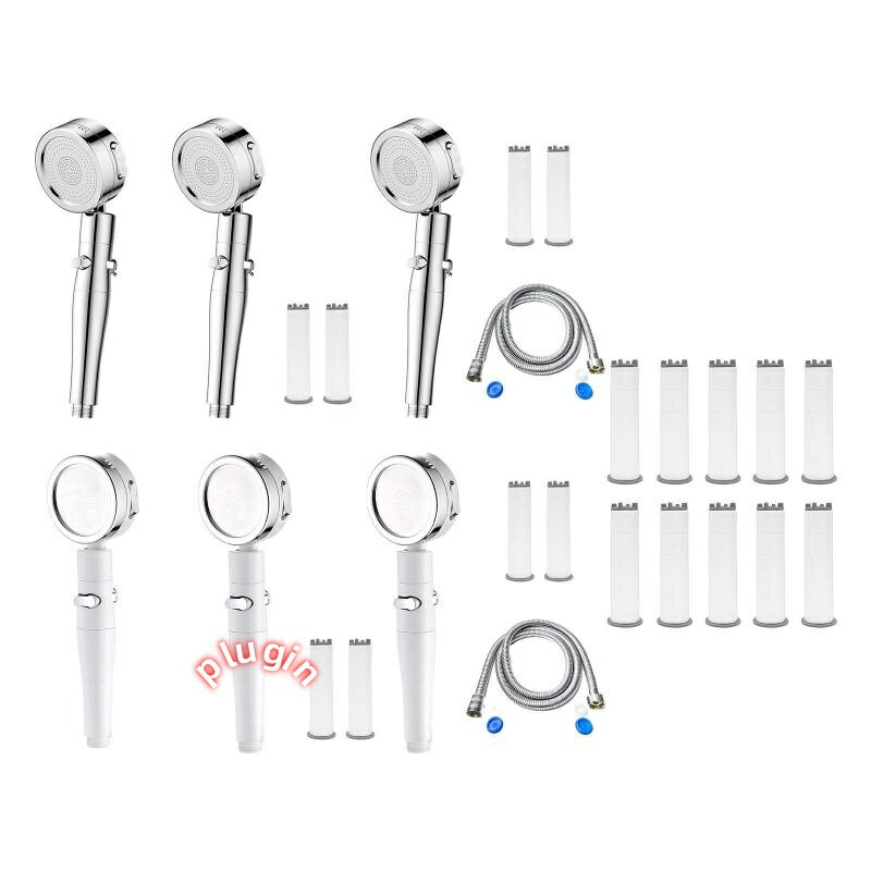 説明: 【プレミアム素材】高品質のPP素材を使用した高圧シャワーヘッド、高級感のある質感、快適な手触り、耐摩耗性。【3つのギア調整】ハンドヘルドシャワーヘッド、3つのギア調整可能、必要なさまざまなモードを簡単に切り替えることができます。【濾...