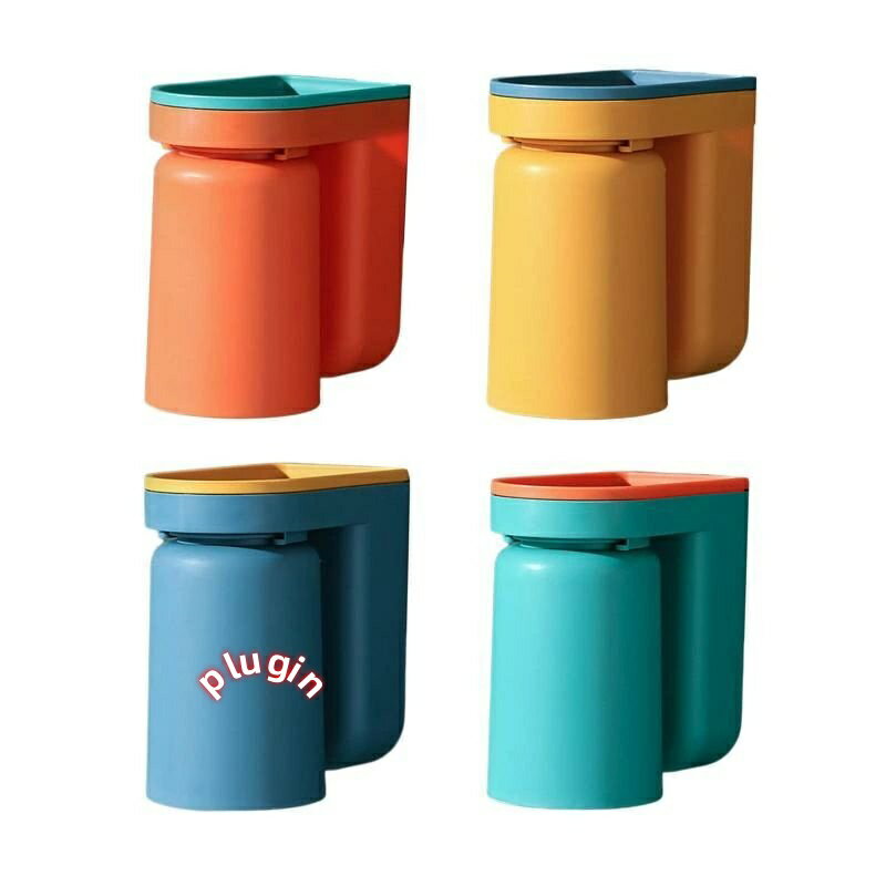 説明: 大きな収納スペース: この製品は革新的な歯ブラシ&うがいカップオーガナイザーです。大きな収納スペースがあり、歯ブラシ、歯磨き粉、洗顔料、櫛、カミソリなどを置くこともできます。逆さまに：この歯ブラシホルダーは逆さまにうがいカップを備え...