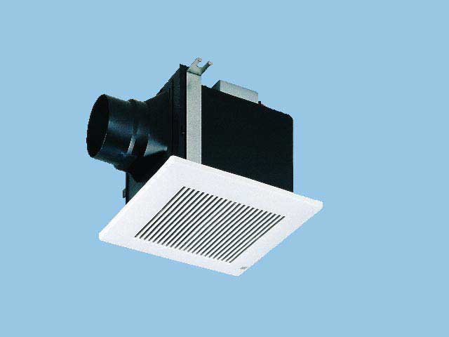 品名 埋込寸法：240mm角 適用パイプ径：φ100mm 特長 本体：樹脂製 羽根：樹脂製 ルーバー：PP樹脂製 ●BL規格浴室用2型（認定番号：BLVU060611） ●強−弱速調付。 ●風圧式気密シャッター。 ●デュアルテーパーシロッコ...