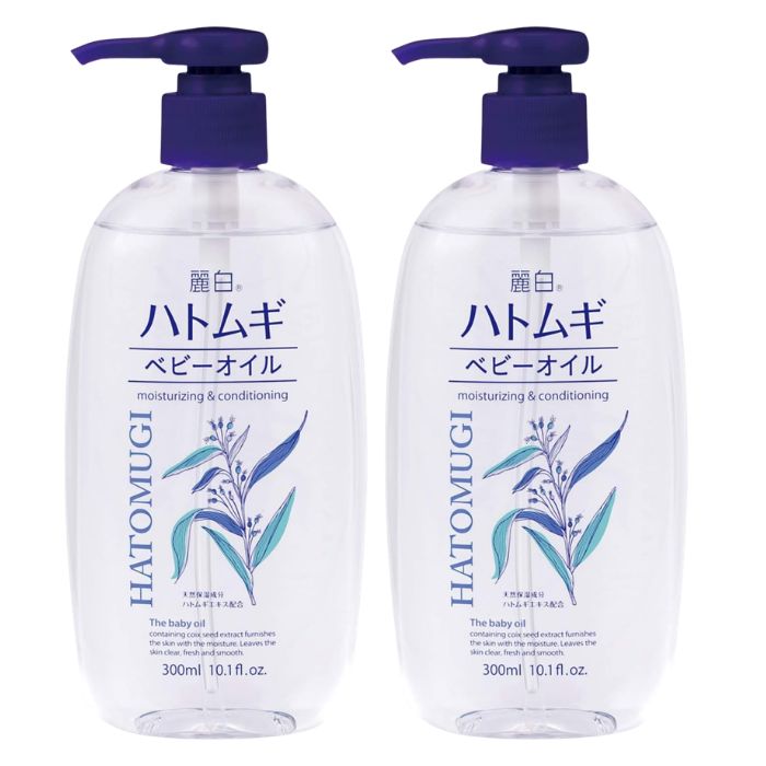 熊野油脂 麗白 ハトムギ ベビーオイル 300ml 2個セットでの販売です。 天然保湿成分 ハトムギエキス配合、透き通るようなみずみずしい素肌へ。 低刺激のミネラルオイルを使用しているので、赤ちゃんやデリケートなおとなのお肌に毎日使えます。...