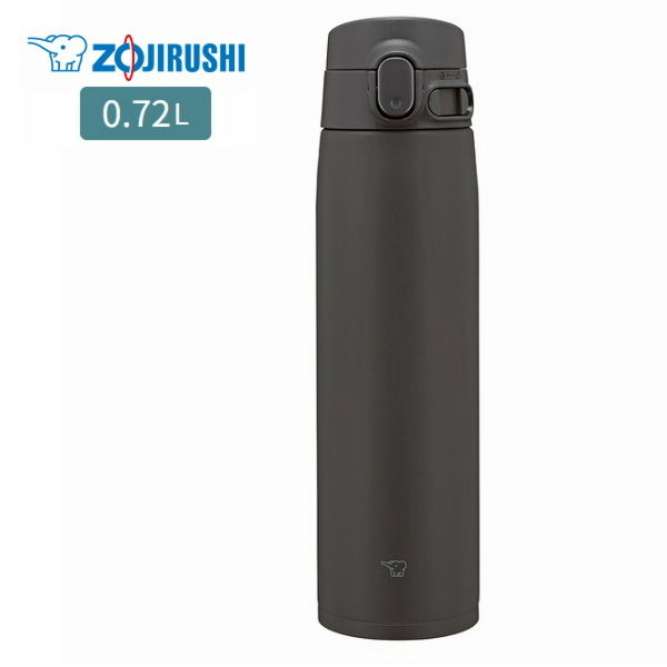 商品名象印 ステンレスマグボトル SM-VB72 BM ソフトブラック 0.72L商品説明●オフィスなどで補充の手間が減らせる720mLサイズ ●パッキン分解不要！「シームレスせん」 ●サッと洗える本体内部コーティング ●本体丸洗いOK！(...