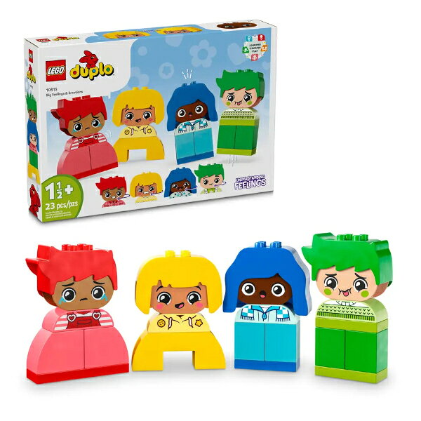商品名レゴ デュプロ はじめてのデュプロ いろんなかおときもち 10415 LEGO商品説明どんな時にどんな気持ちになるかを認識する能力を育てる知育玩具です。 多様性に富んだキャラクター4体の表情を使って、お子さま自身の気持ちを表現できます...