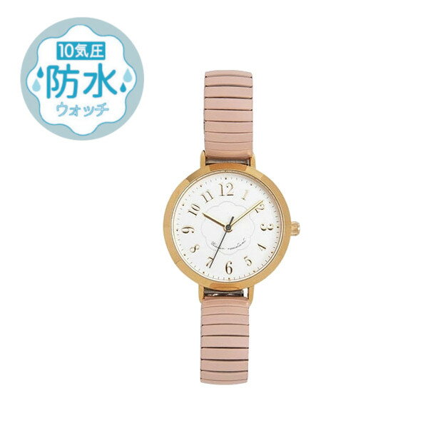商品名腕時計 WPプルジャ PI ピンク ST277-3 フィールドワーク商品説明かわいい見た目で10気圧防水仕様！ 付けやすい柔らかジャバラバンドです♪ ※強い水圧には耐えられません。 ※温水・海水は避けてください。 ※ベルト部分は防水で...
