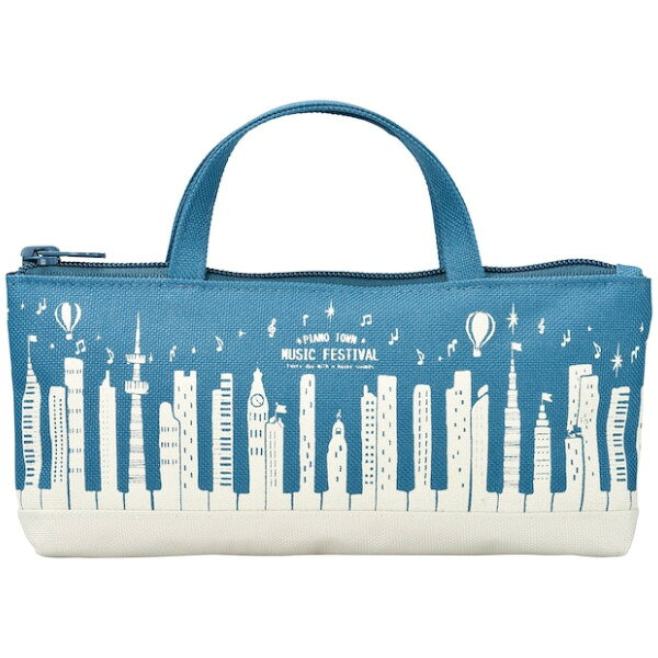 商品名セトクラフトペンケース Piano Town SCB-1031商品説明鍵盤のような街並みPiano Townシリーズのペンケース。 星空の街で開かれるミュージックフェスティバルから楽しい音色が聴こえてきそう♪商品詳細サイズ：W21cm...