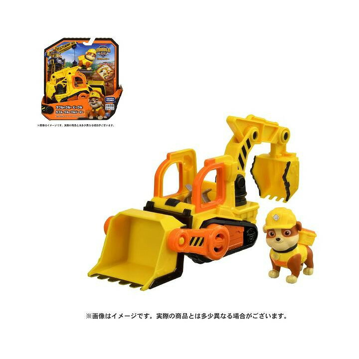 商品名パウ・パトロール ラブル＆クルー ビークル ラブル クルーブルドーザー商品説明ギミック付きビークルとフィギュアのセット！ 「ラブル＆クルー」で活躍するラブルのクルーブルドーザーが登場！ (1)前後のショベルが動くよ！ (2)ラブルのフ...