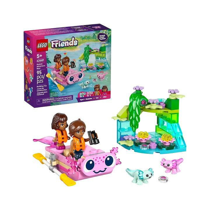 商品名レゴ Friends フレンズ ウーパールーパーのアドベンチャーボート 42681商品説明レゴ(R)フレンズ ウーパールーパーのアドベンチャーボートは、お子さまの想像力を刺激する楽しい組み立てセットです。 ミニドールフィギュア1体、マ...