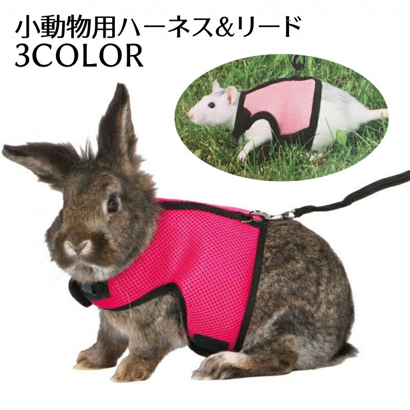 ウサギ用ハーネス＆リード2点セットです。 サイズが合えば他の小動物にもご使用可能! 面ファスナーで着脱も楽々♪ 【サイズについて】 画像をご参照ください 【カラーについて】 生産ロットにより柄の出方や色の濃淡が異なる場合がございます。 お使...