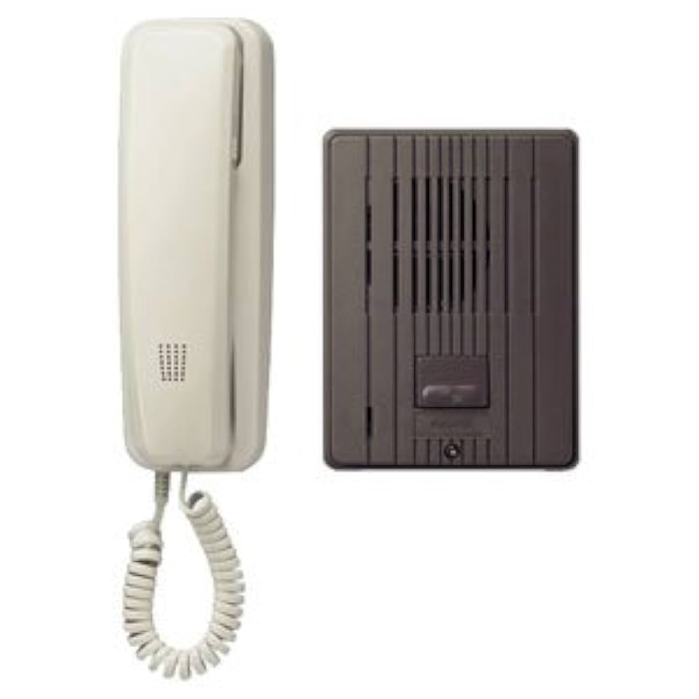 【激レア】パナソニック　チャイミー　 親機・子機ドアホンセット　 パナソニック VL-A157SAX　4984824593640 玄関子機の呼出ボタンが押されたら　　　⇊受話器を取り、通話する　　　⇊終わったら、受話器をもどす※受話器がはず...