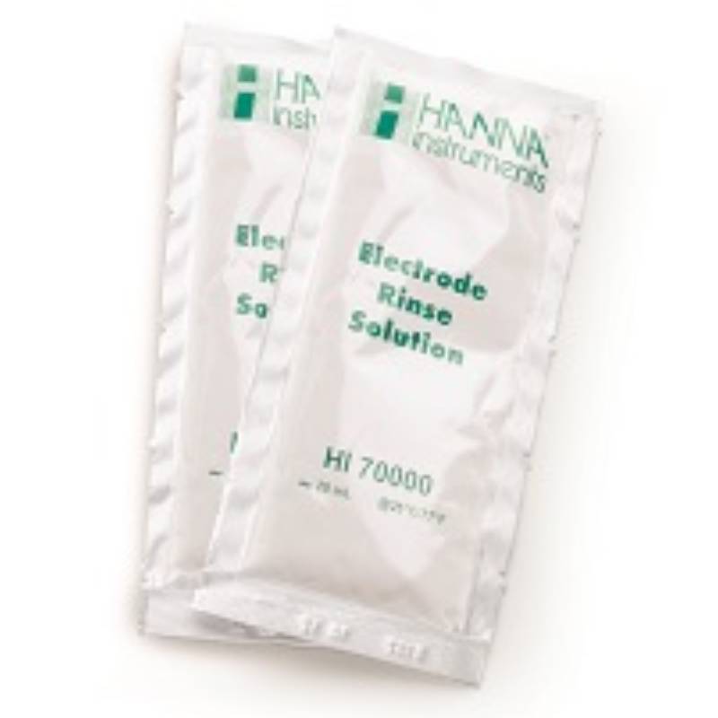測定や校正を行う際に電極を濯ぐために使用します。 持ち運びに便利です。 ◆仕様 品番：HI 70000P 内容：20mL×25袋類似商品はこちら精製水 HI 70436 約3.75L pH計6,836円電極洗浄液 ワイン用 1回使い切りタイ...