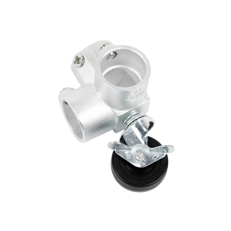 材質：ダクタイル(FCD450) 表面処理：電解亜鉛メッキ(本体部分)※1 止めビス：M16-16(電解亜鉛メッキ)※1※2 締付金具：R-8(8mm)　L型棒レンチ キャスター耐荷重：36kgf※3 ※1使用する環境（屋外）によっては錆が...