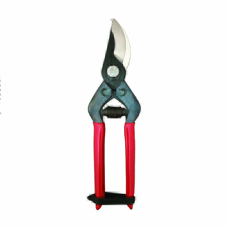 剪定鋏 190 用途：園芸全般 刃のリブ出し効果で強度アップ！ 軽量で疲れにくい！ ●薄刃で切込みが良い 高級炭素刃物工具鋼に、強くて粘りのある特殊な熱処理を施し、 理想的な刃付角度で強くて鋭い切れ味に仕上げました。 薄刃で切込みが良く、カ...