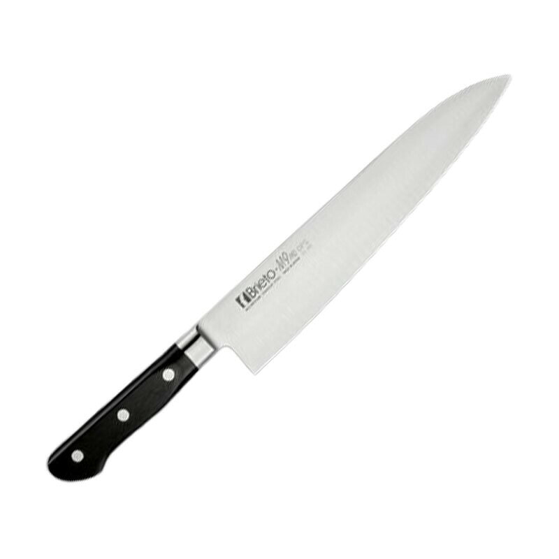 ◆本刃付け 　砥石による本格的な刃付けを施し、鋭い切れ味を 　持続させます。 ◆本研刃造り 　本刃付けする前に研ぎ直しを容易にするため、水 　砥の荒砥・中砥を使用。刃基を研ぎだしてあります。 ◆ツバ 　一体口金付きで衛生的。 ◆ハンドル 　...