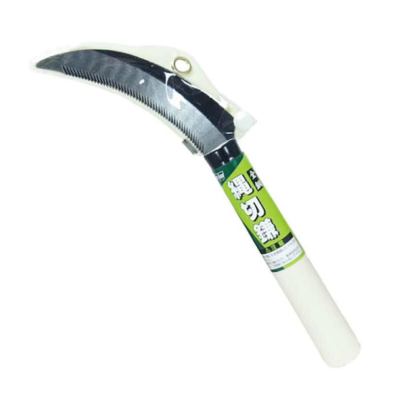 刃先が鋭くノコギリ状になっており、荷ほどきや開梱作業、農業・ガーデニング、日常的な庭仕事や野菜の収穫などに最適です。 品番：605164 サイズ：刃渡110mm/全長245mm 入数：1本類似商品はこちらかま TH 全鋼 鋸鎌 605010...