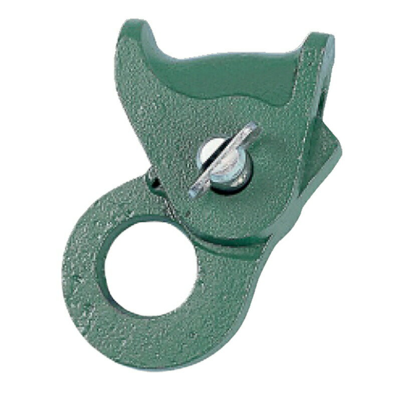 荷締機付属品 H.H.H.クリップ ●ワイヤーをけん引、固定します。スーパーレバーと併用してください。 ●小型軽量で操作はどなたでも簡単にできます。 ●引っ張る力に応じて自動的にワイヤーが締付けられますから、滑ることがありません。 型式 S...