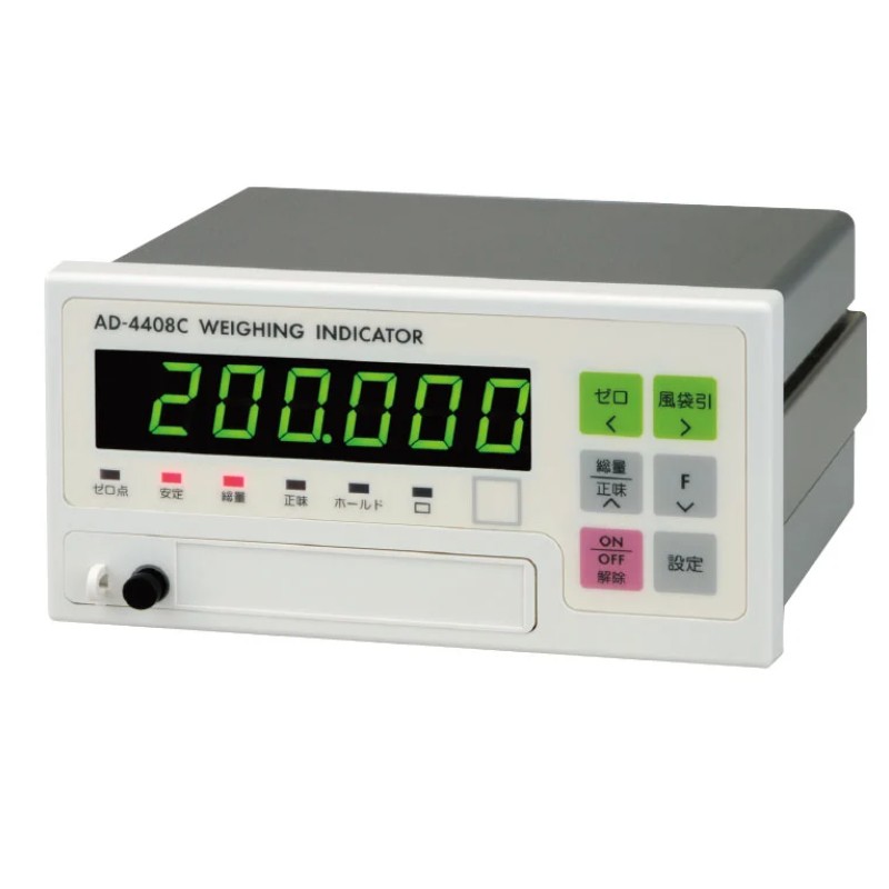 A&DのCC-Link専用ウェイングインジケータ(AD4408C)です。 ◆仕様 入力感度 0.15μV/d以上 振動に強いウェイングインジケータ 新開発ハイパフォーマンスデジタルフィルタ搭載 CC-Link専用ウェイングインジケータ JI...