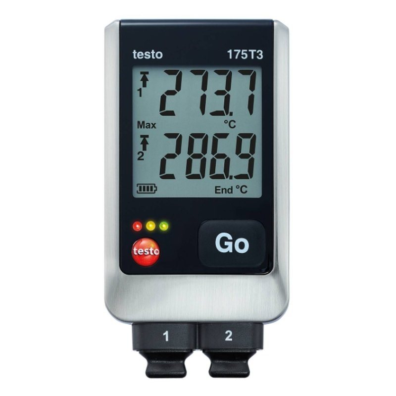 ご利用の際は、外付けの熱電対プローブ(オプション)を1本以上接続する必要があります。 データロガーのプログラムと読み取りには、接続用のmini-BUSBケーブル(オプション)をご用意ください。 測定データをPCに転送する場合は、mini-B...
