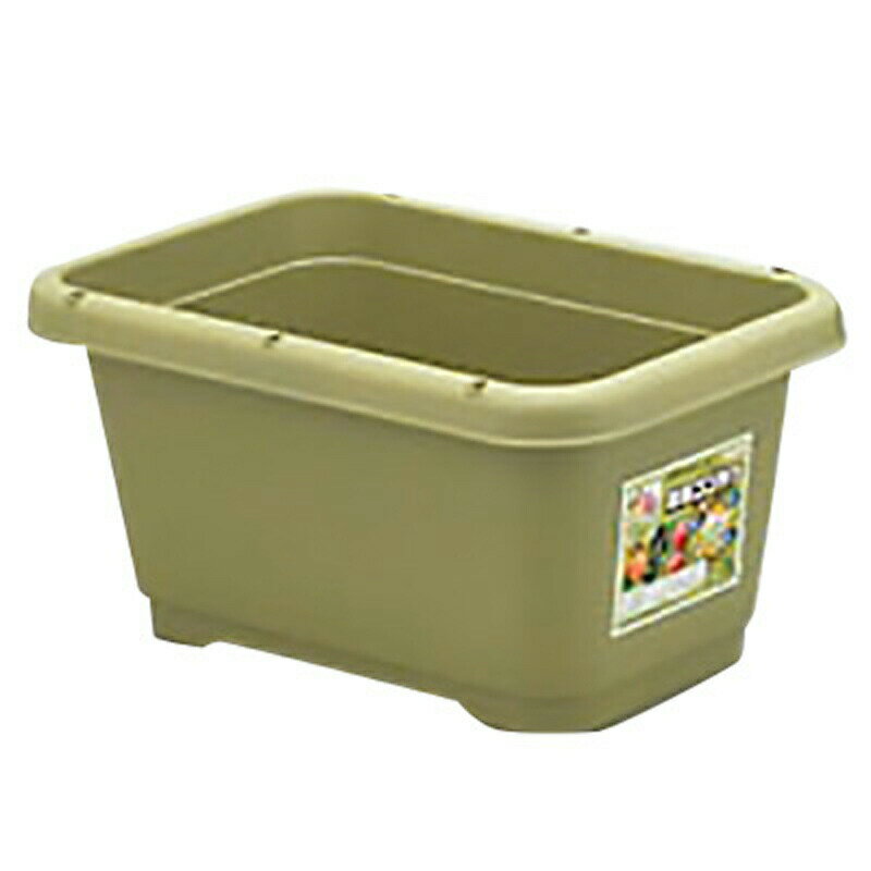 サイズ(mm) 520x345x260 小さいスペースで野菜栽培が楽しめます。便利なスノコ・ポリ栓付き。 上部には、支柱をひもで固定する場合や、防虫ネットや霜よけカバーを設置する際に便利な穴が付いています。 専用ラベル付き。 ●材質/ポリプ...