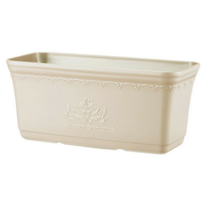 サイズ(mm) 420x190x190 奥行や深さがあるので土容量が多く、草花の寄せ植えにぴったり。お庭の少ないスペースや階段スペースにも設置しやすいサイズ感。シンプルなフォルムにさりげなく装飾を施すことで、植物をエレガントに飾れます。手作...